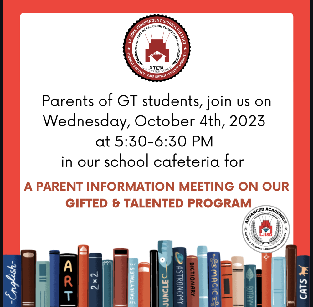 GT Night | Jose De Escandon Elementary School