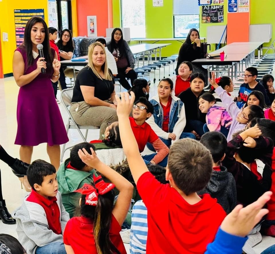 News Anchor Visit | Dr. Americo Paredes Elementary School
