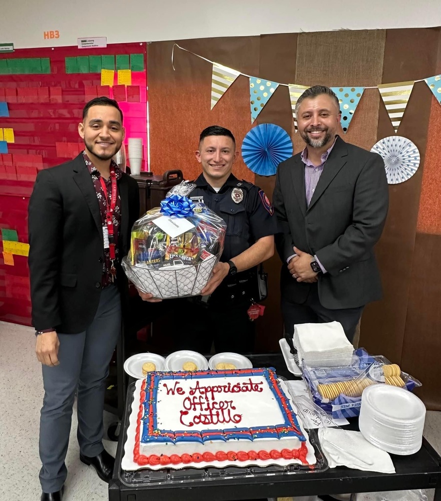 Celebrating Officer Castillo | Rosendo Benavides Elementary School