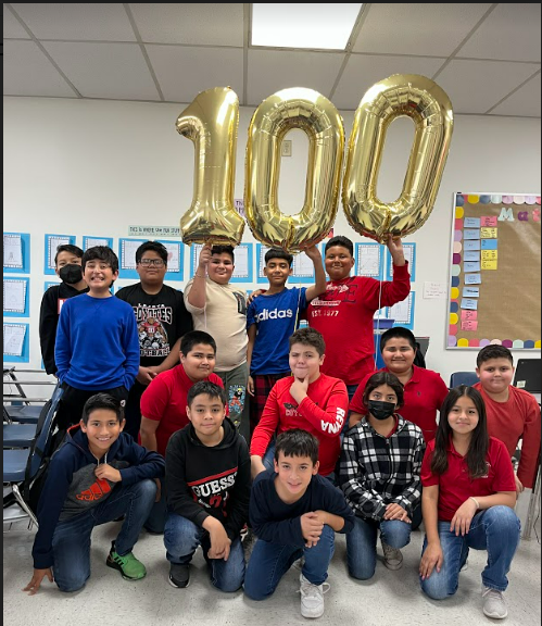 Celebrating 100th Day of School at Rosendo Benavides Elementary ...