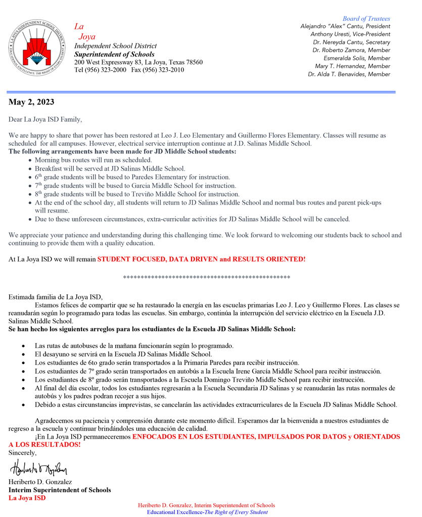 Live Feed | Elodia R. Chapa Elementary School